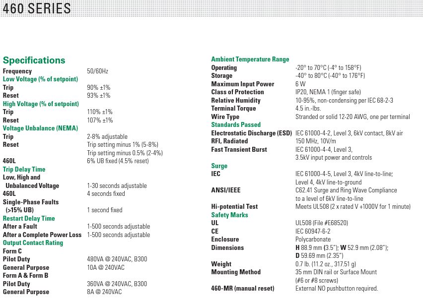 Symcom motorsaver 3-Phase Voltage Monitor