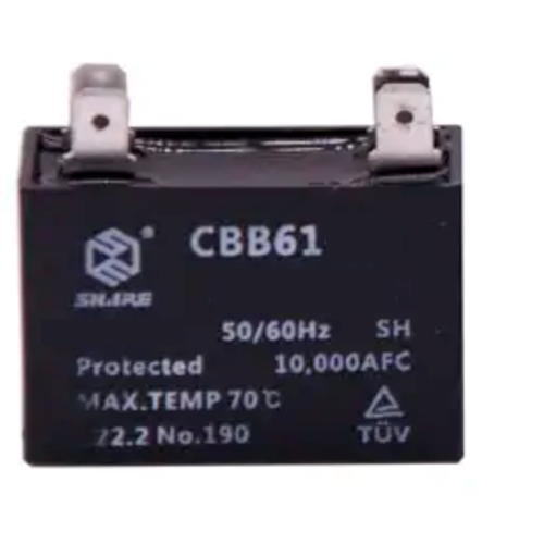 AC MOTOR RUN CAPACITOR CBB61- 12UF- 250VAC FROM LUG AND TERMINAL